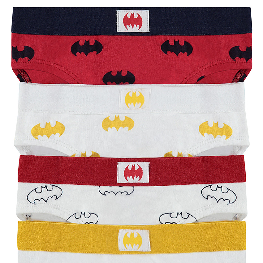 Lot de 5 slips en coton logo Batman pour enfant garçon | Orchestra