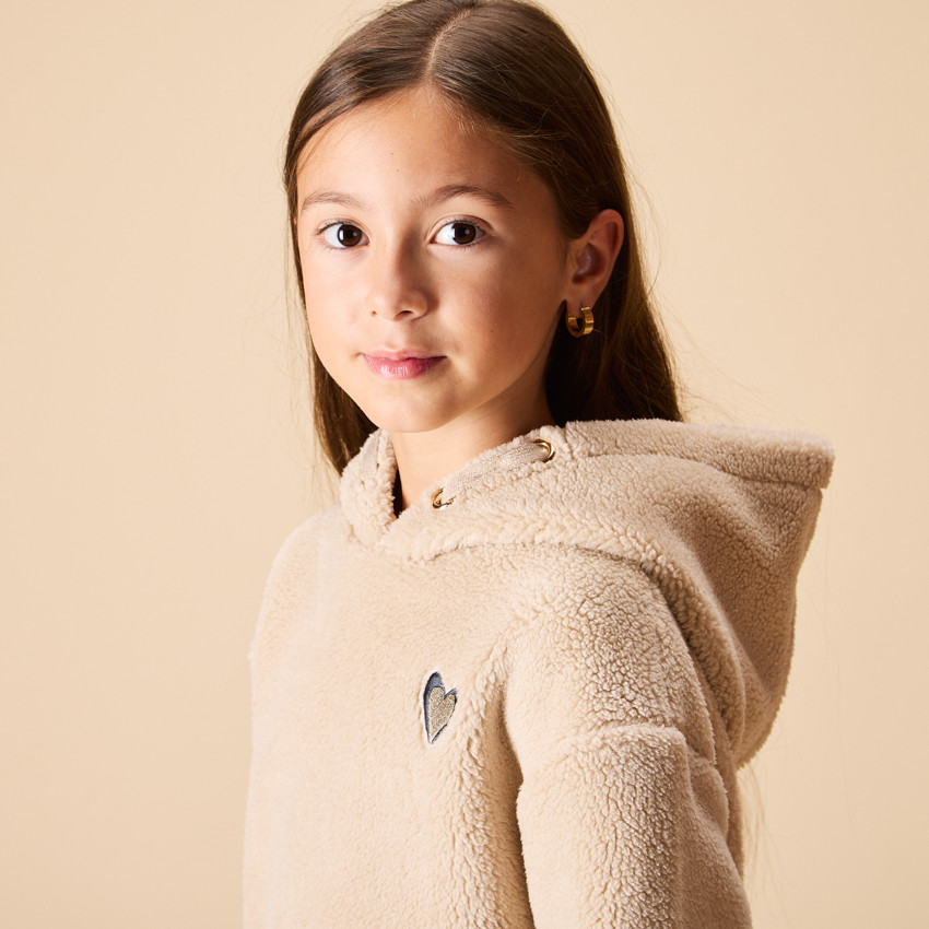 Robe Manches Longues En Sherpa Effet Mouton Pour Fille Orchestra