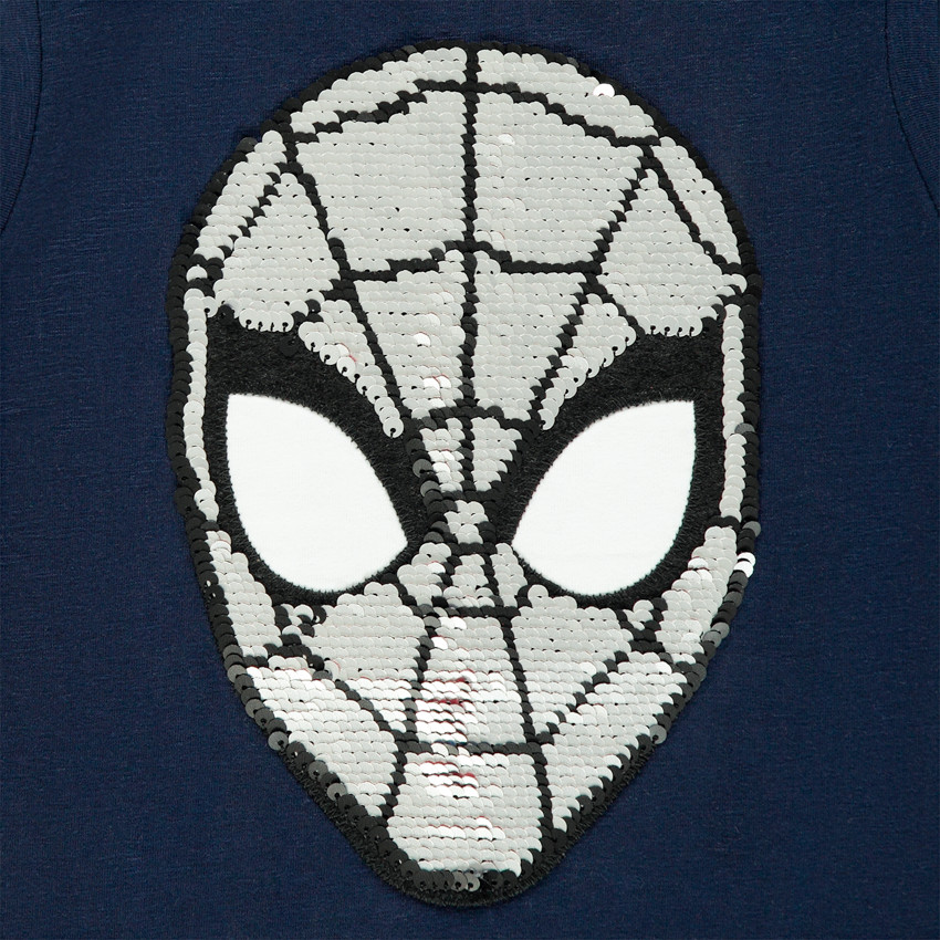 Débardeur en coton motif Spider-man en sequins magiques | Orchestra