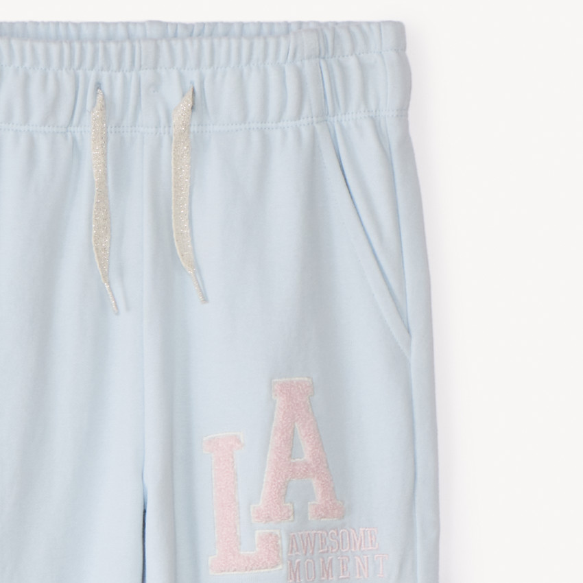 Jogging molleton ample effet color block pour fille | Orchestra