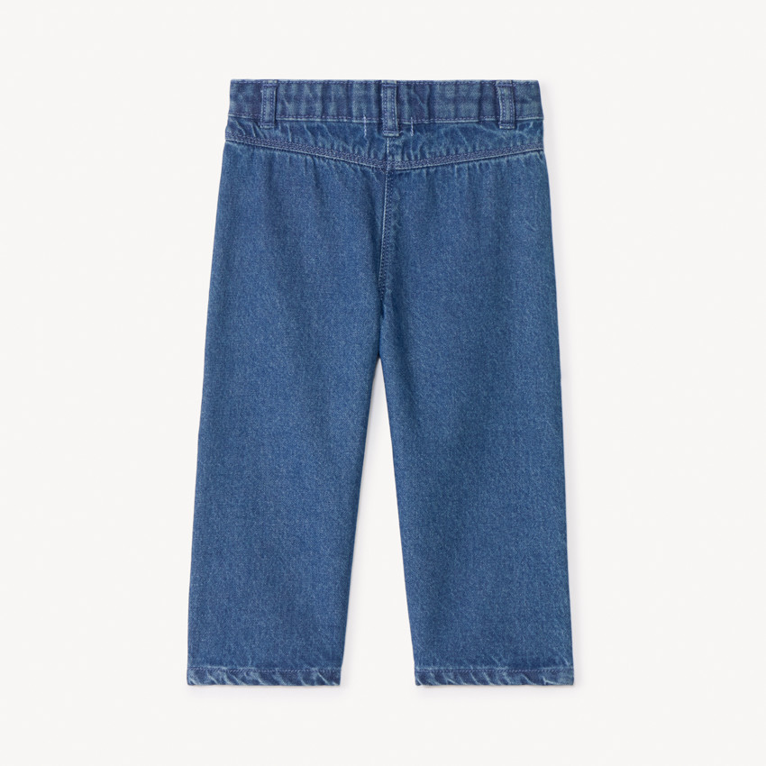 Jean large uni pour bébé fille | Orchestra