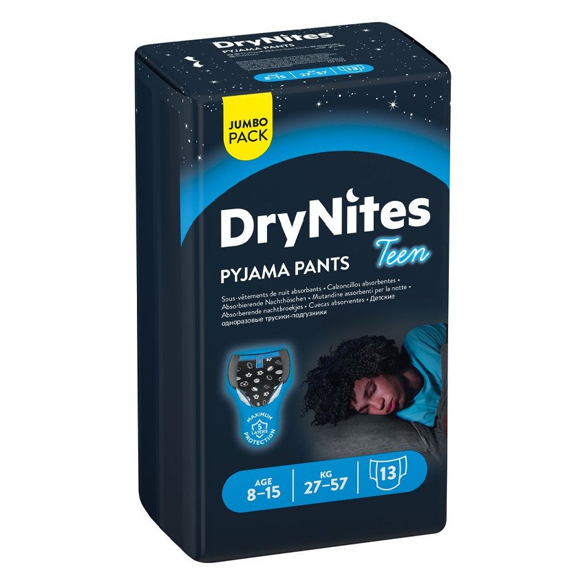 Sous Vêtement De Nuit Absorbant Drynites X16 Garçon 8 15 Ans Huggies