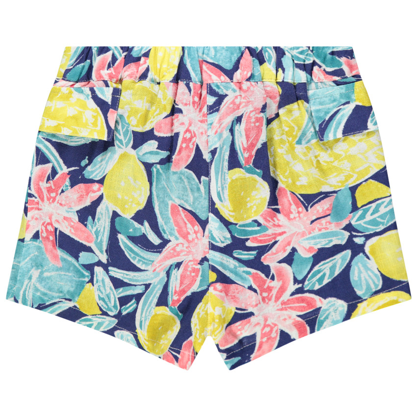 Short en toile imprimé all-over | Orchestra