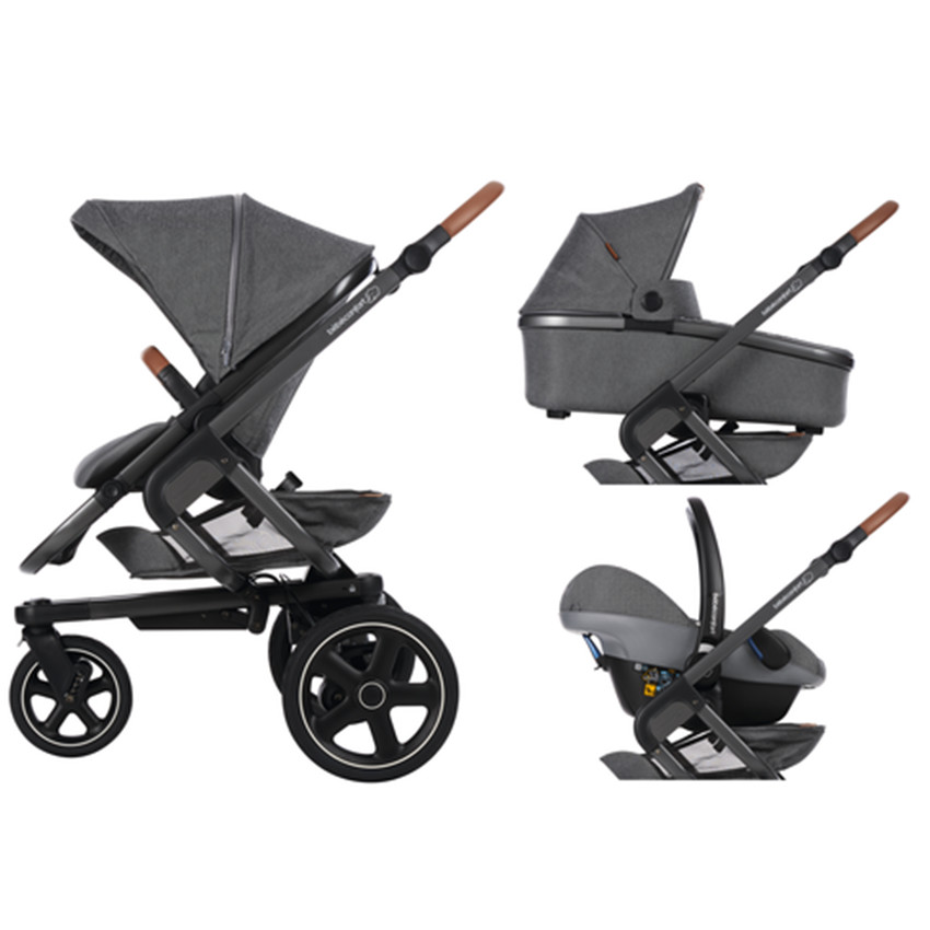 Poussette Nova 3 roues - Essential Black | Bébé Confort